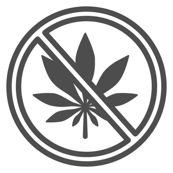 No any drugs line and solid icon, life without addiction concept, anti ...