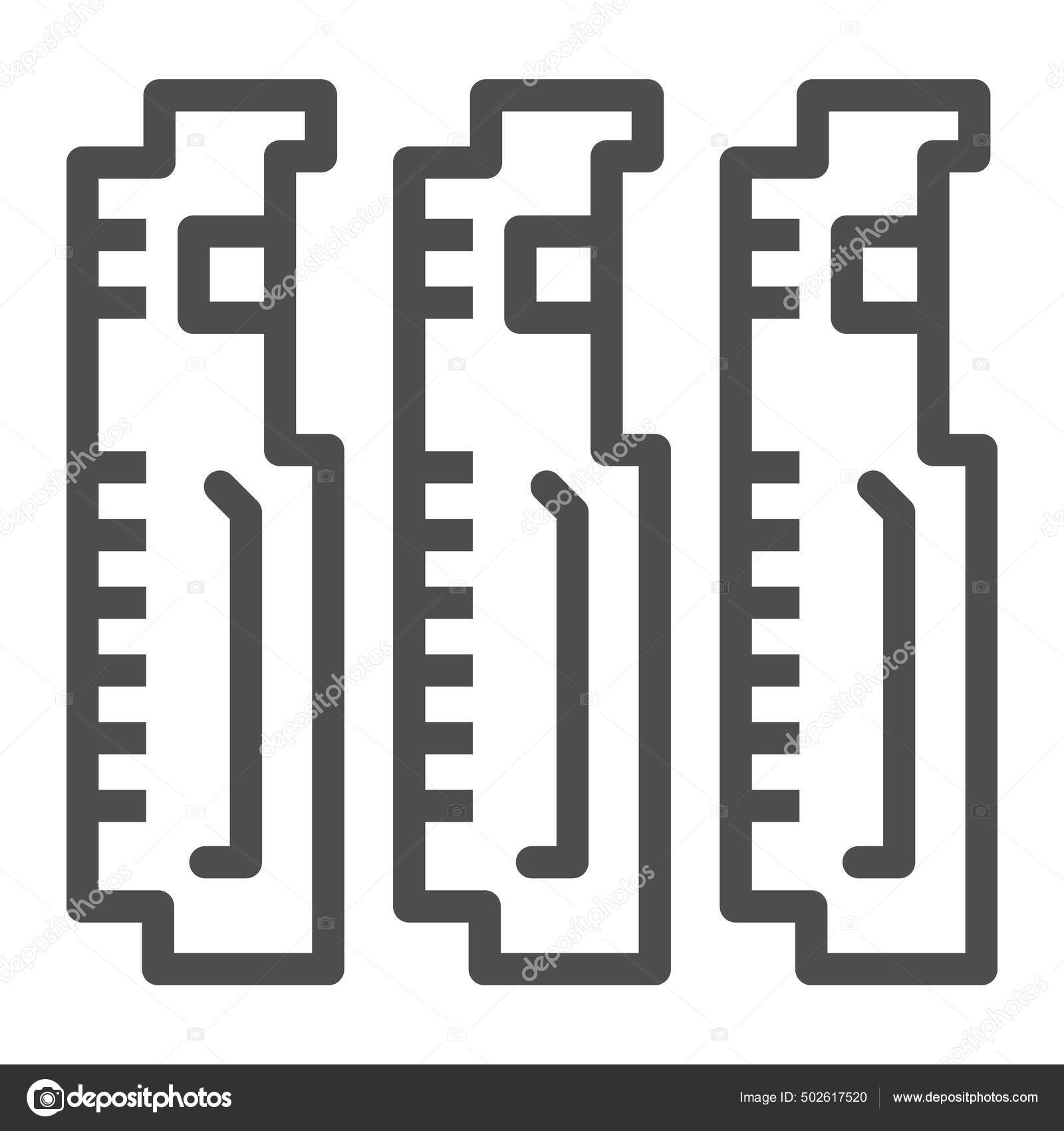 Compact PCB three part line icon, electronics concept, printed circuit ...
