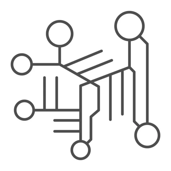 Diagram Of Logic Sequence Or Interactions Algorithm Line Icon Web Concept Scheme Vector Sign