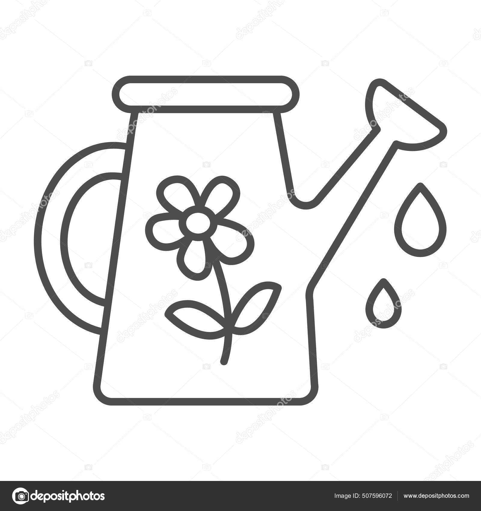 Gardening Water Can Clip Art