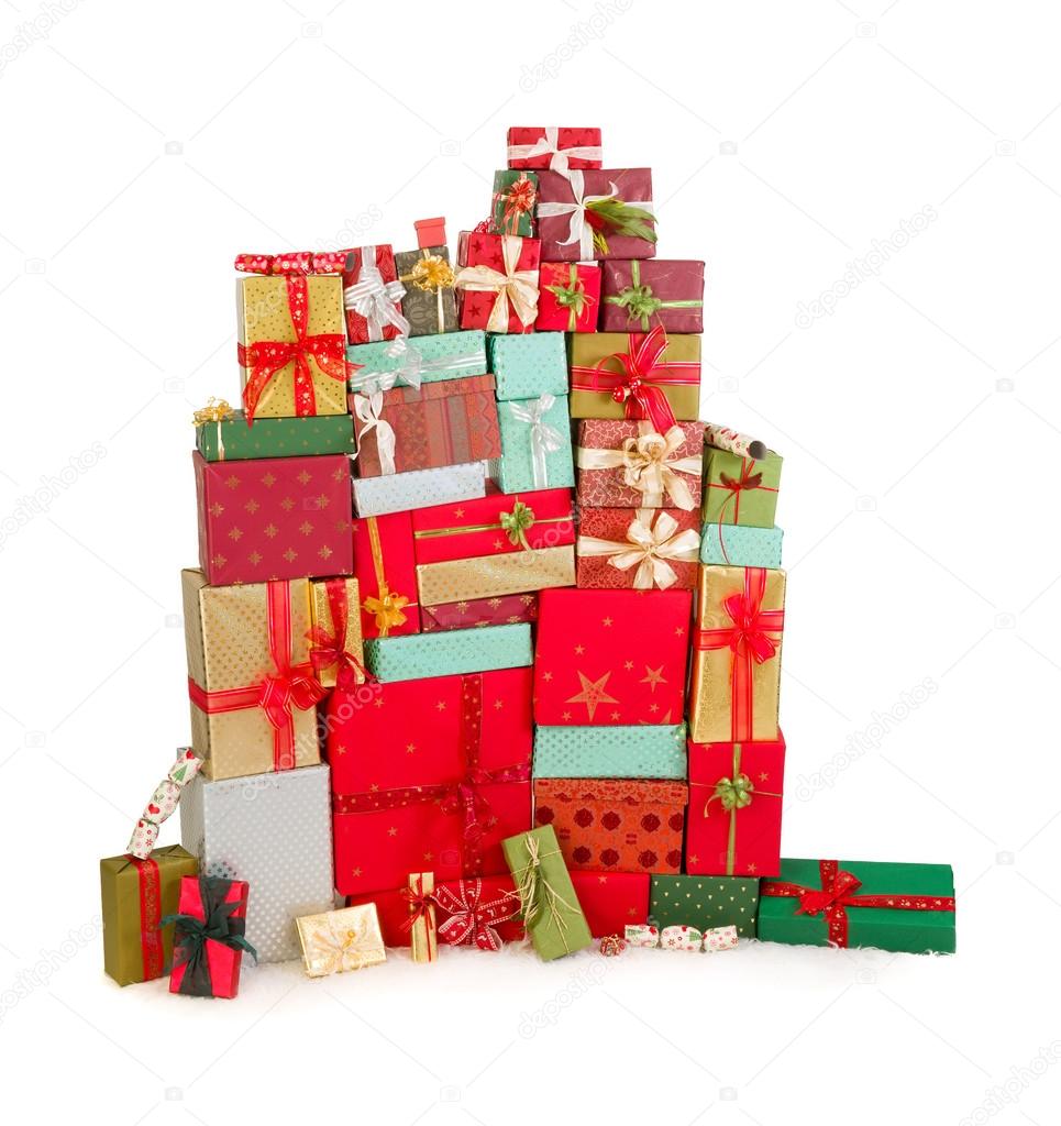 Stack of christmas presents | Colorful stack of christmas presents ... Stack of christmas presents | Colorful stack of christmas presents ...