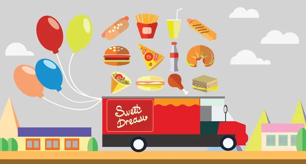 4,625 Food trailer Vector Images, Food trailer Illustrations ...