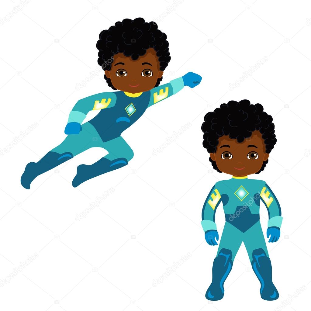 Cute Superhero Flying