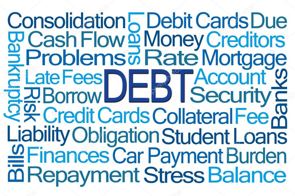 Debt Word Cloud — Stock Photo © ventanamedia #98639852