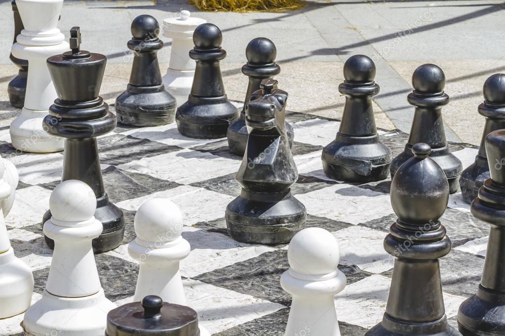 Giant chess games Stock Photo by ©outsiderzone 53885491