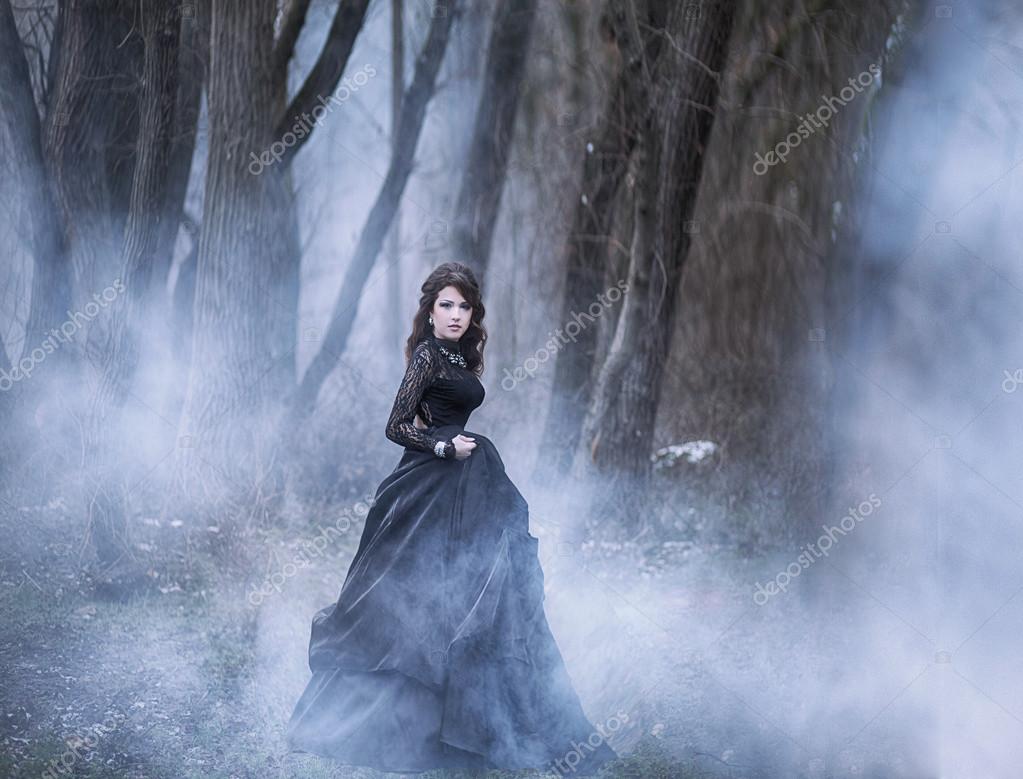 Princess in a dark forest — Stock Photo © OlenaKucher #66888721