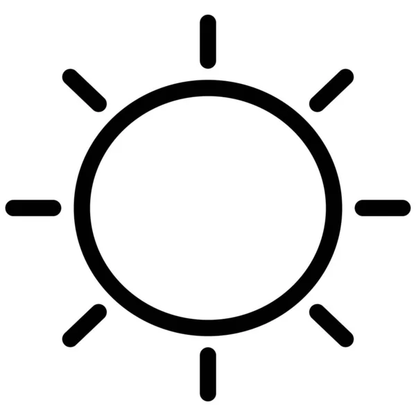 Sun Simple Vector Icon White Background Stock Vector by ©kiranshastry ...
