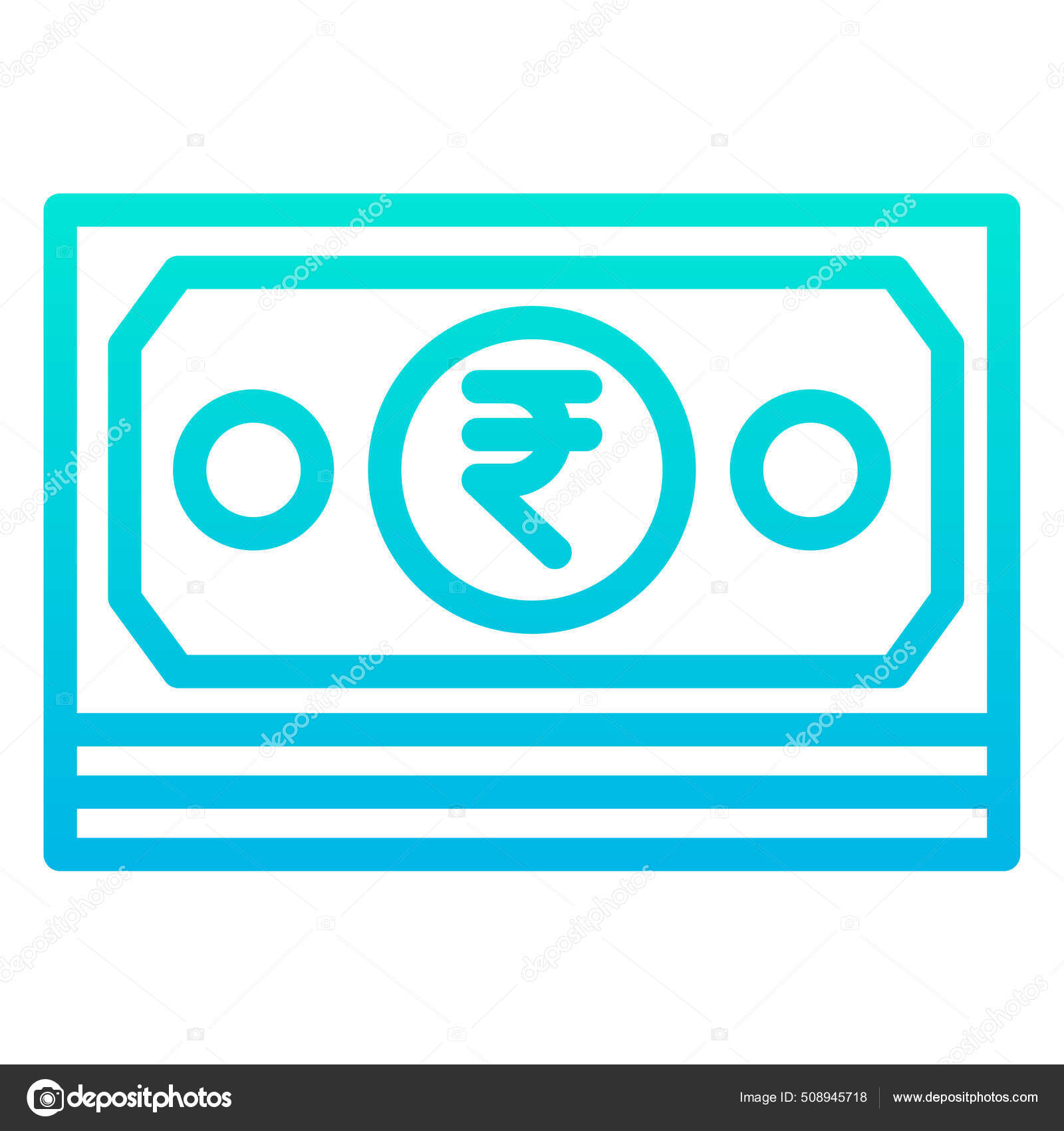 Rupees Vector Illustration Indian Currency Money Indian Rupee Stock ...