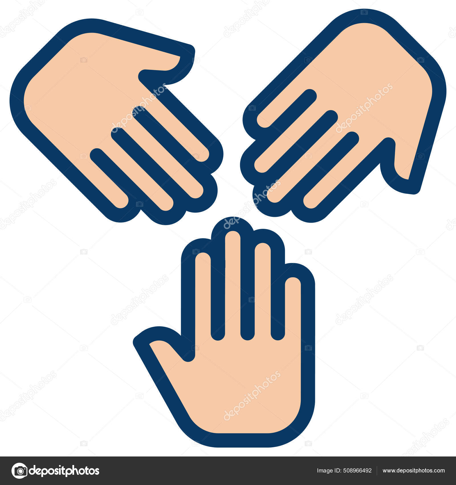 Unity Simple Vector Icon White Background Stock Vector by ©kiranshastry ...