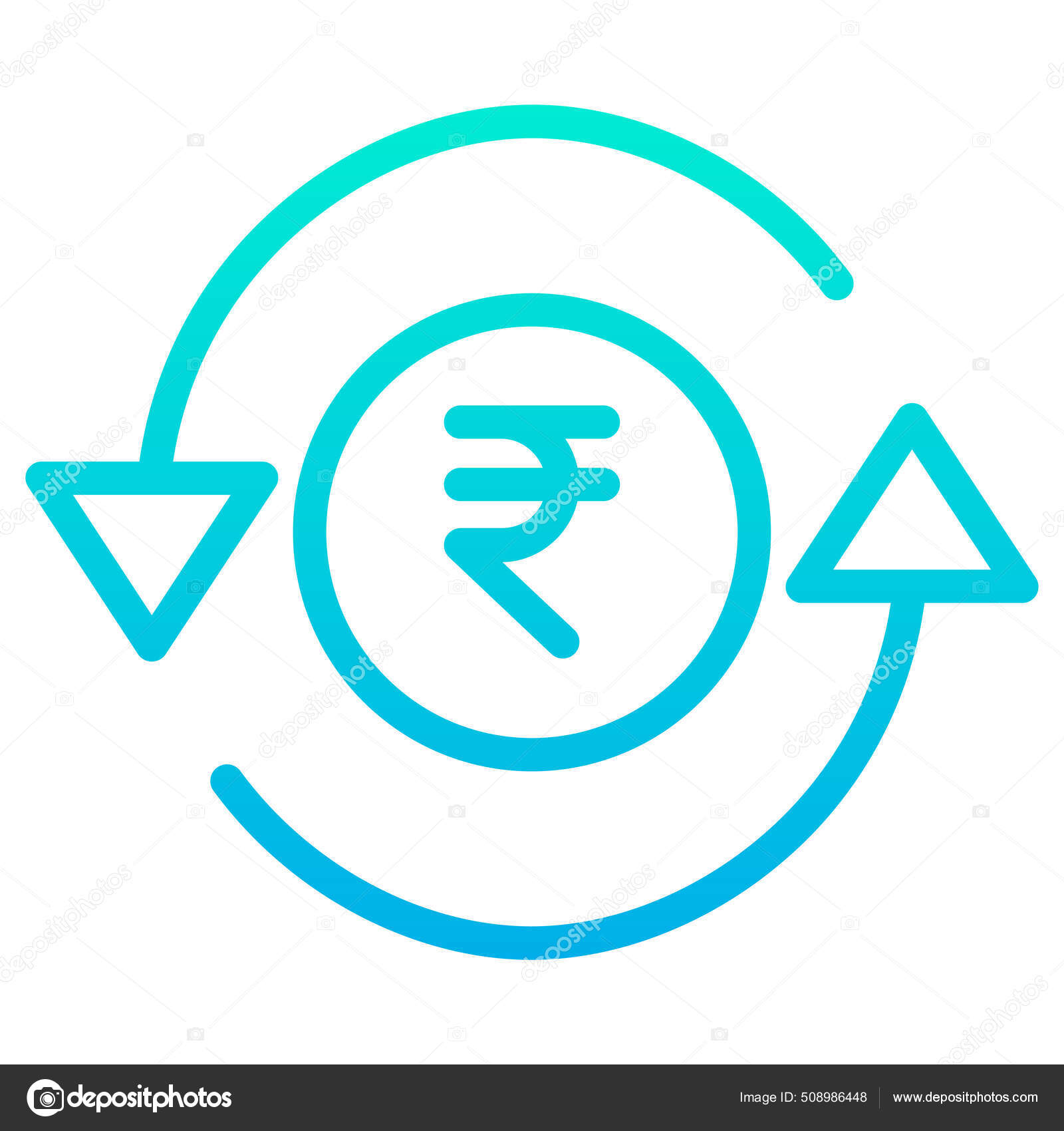 Rupees Vector Illustration Indian Currency Money Indian Rupee Stock ...