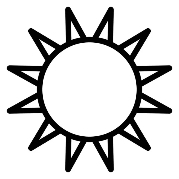 Sun Simple Vector Icon White Background Stock Vector by ©kiranshastry ...