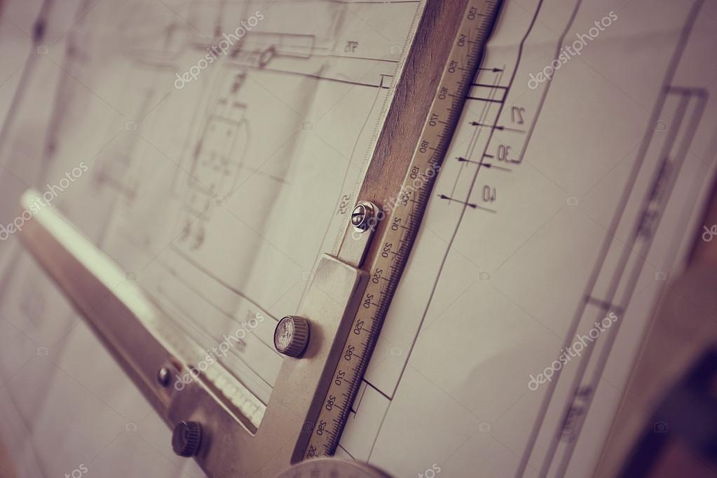 Blueprint document for design Stock Photo by ©xload 114220506
