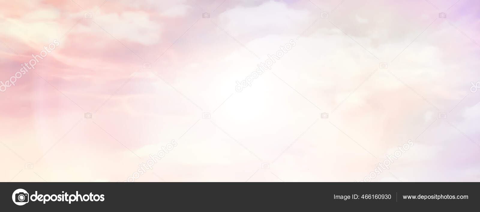 Sunrise Sky Watercolor Gradient Colors Beautiful Abstract Nature ...