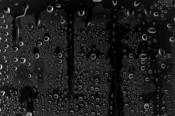 Background Water Drops Black Glass Full Photo Size Overlay Layer Stock ...