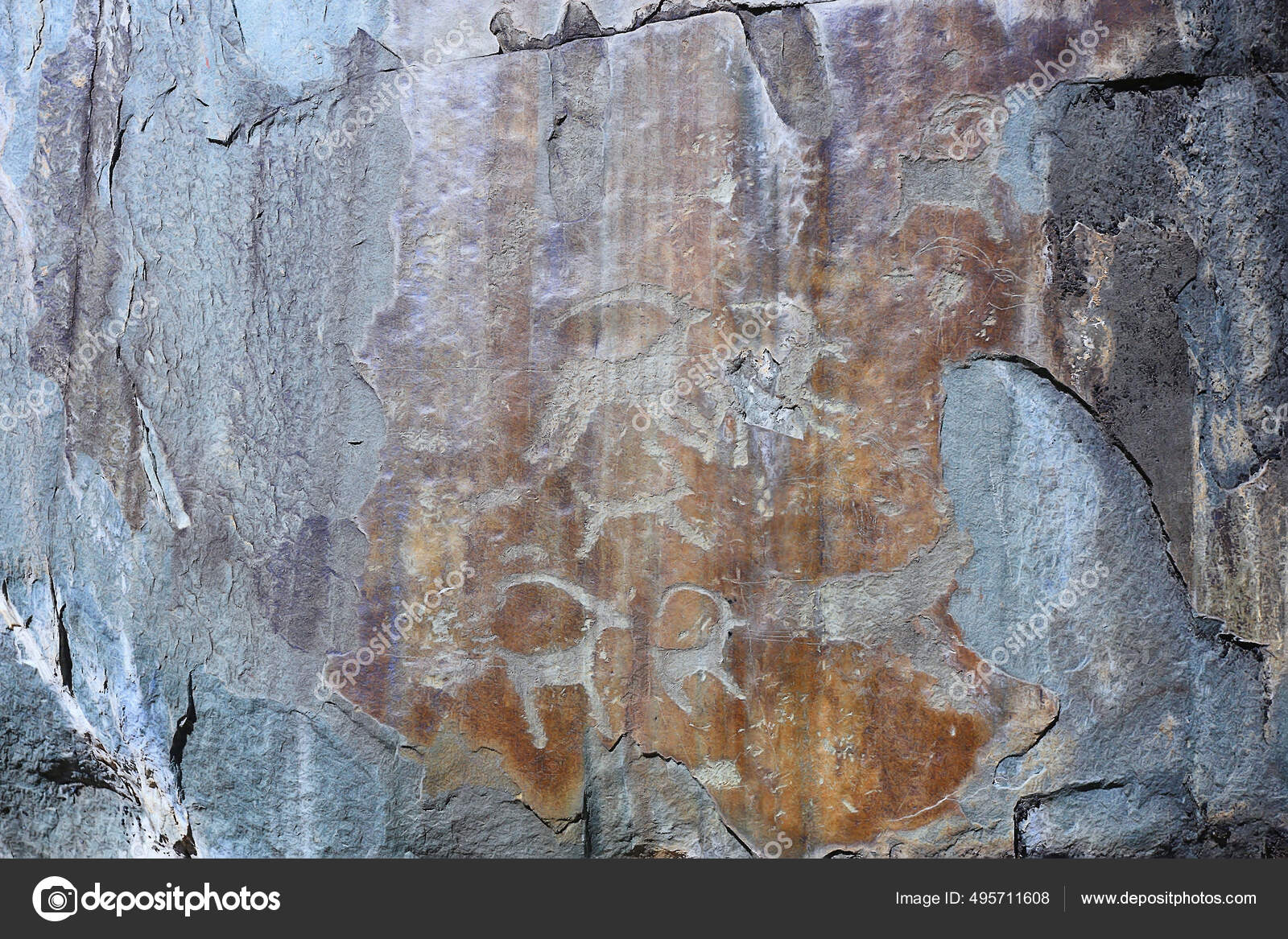 Petroglyphs Prehistoric Art Stone Stone Age Mountain Altai Russia ...