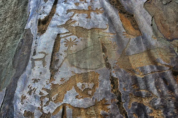 Petroglyphs Prehistoric Art Stone Stone Age Mountain Altai Russia ...