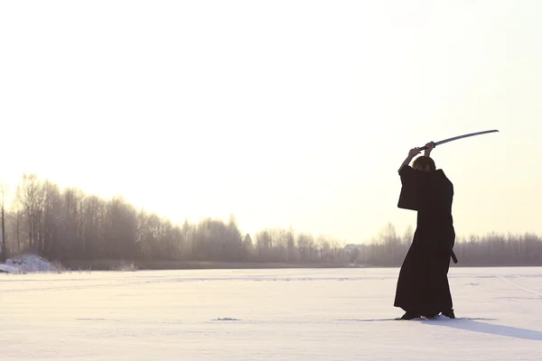 Japanese ninja winter portrait Stock Photos, Royalty Free Japanese ...