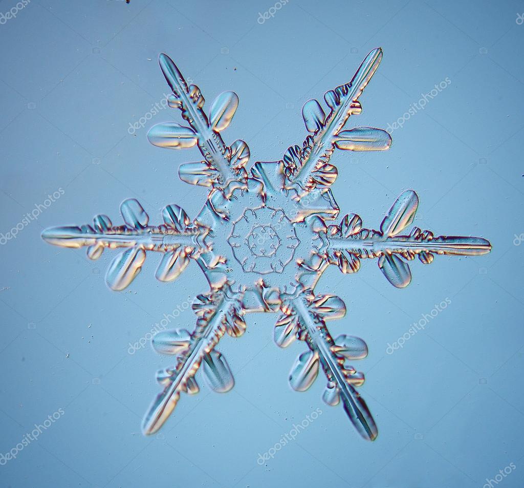 Snowflake Crystals Background Clipart