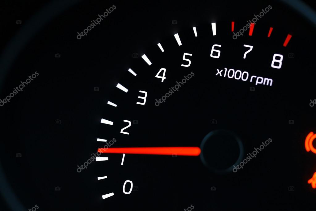 Car dashboard with tachometer Stock Photo by ©xload 76464681