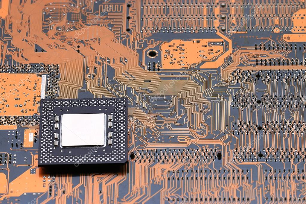 Abstract Computer Chip