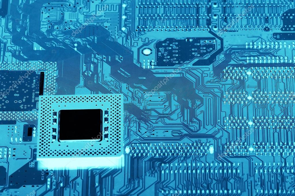 Abstract Computer Chip