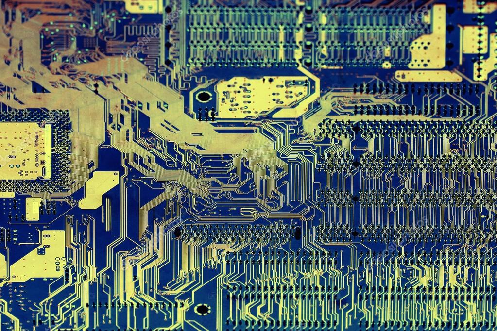 Abstract Computer Chip
