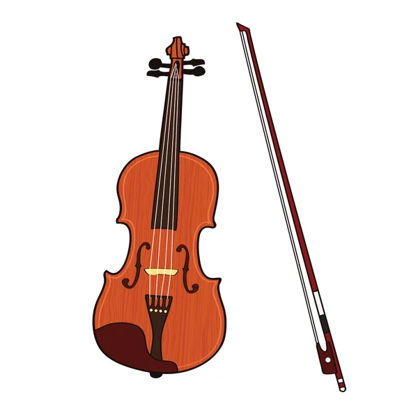 Viola And Bow Clipart
