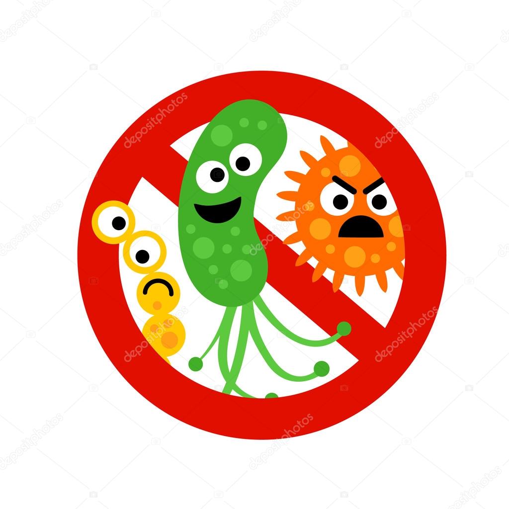 No Germs Cartoon