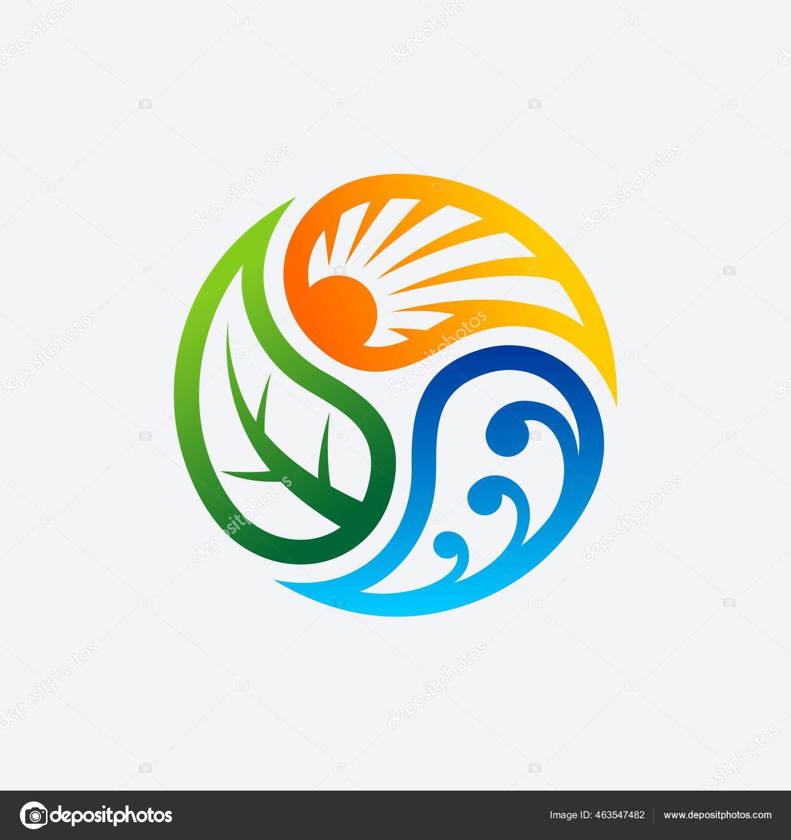 Tres Elementos Tierra Vector de stock #463547482 de ©nitarismayanti95 ...