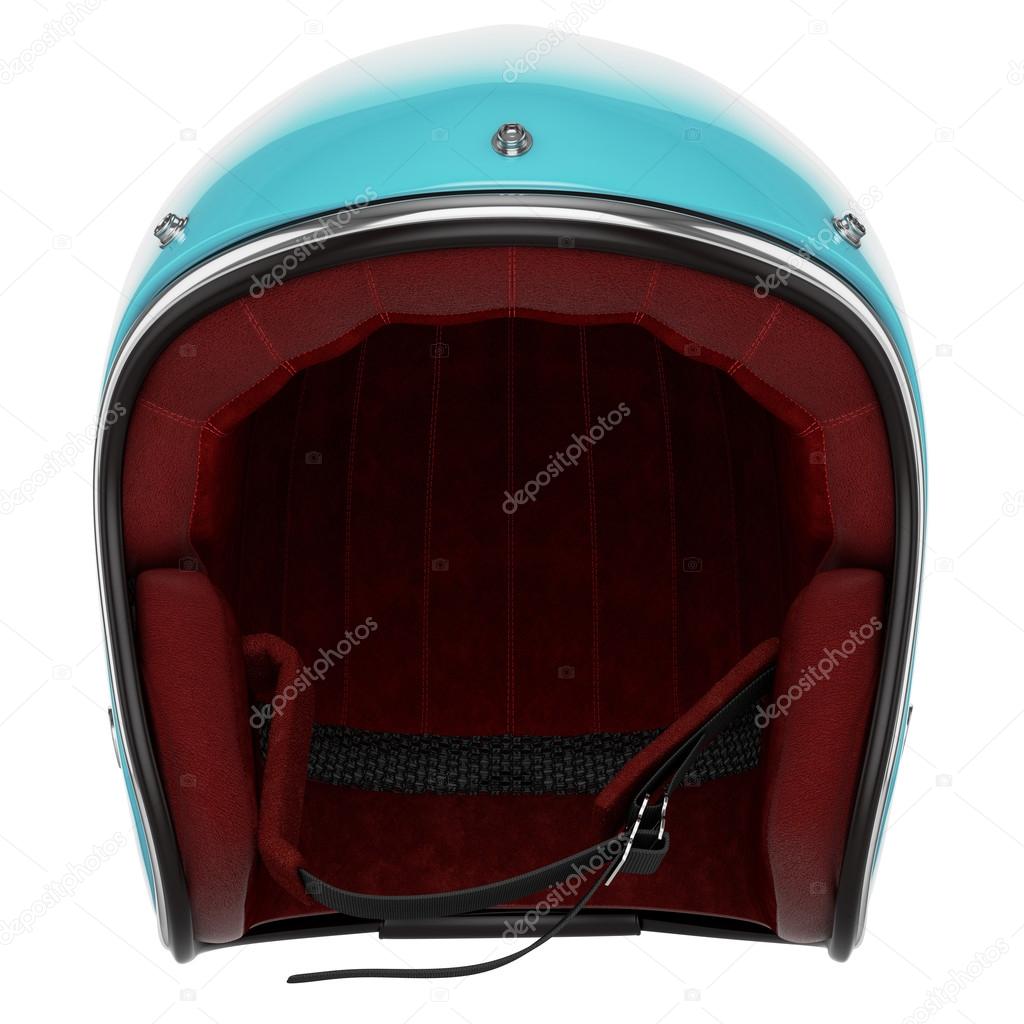 Red Motorcycle Helmet Front