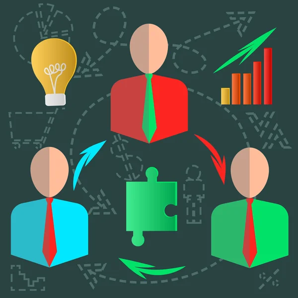 Fixated business infographics icons set Stock Vector Image by ...