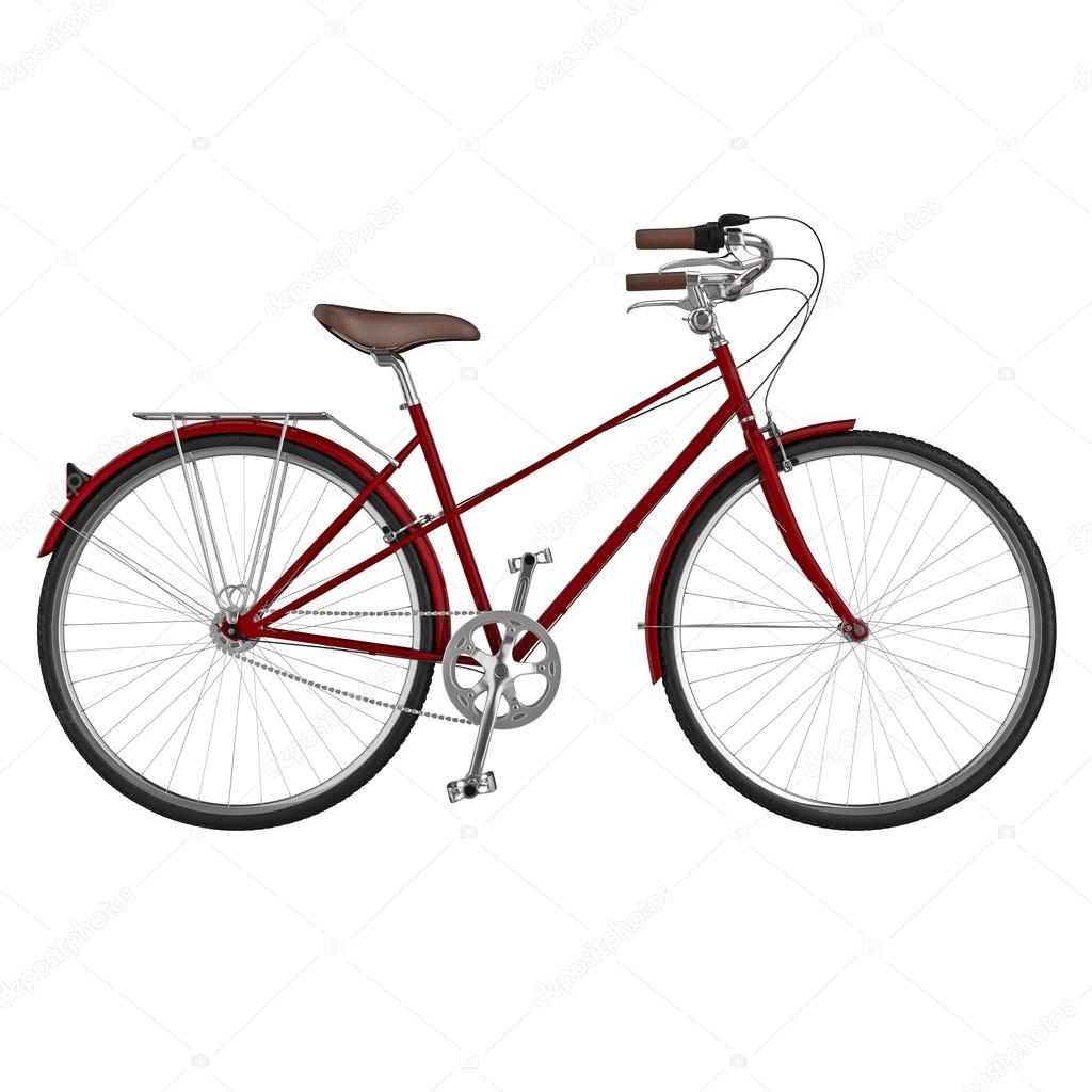 Side view of bicycle. 3D graphic Stock Photo by ©ARTYuSTUDIO 82276630