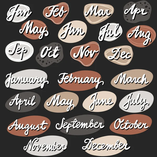 Plantilla de calendario anual imágenes de stock de arte vectorial ...