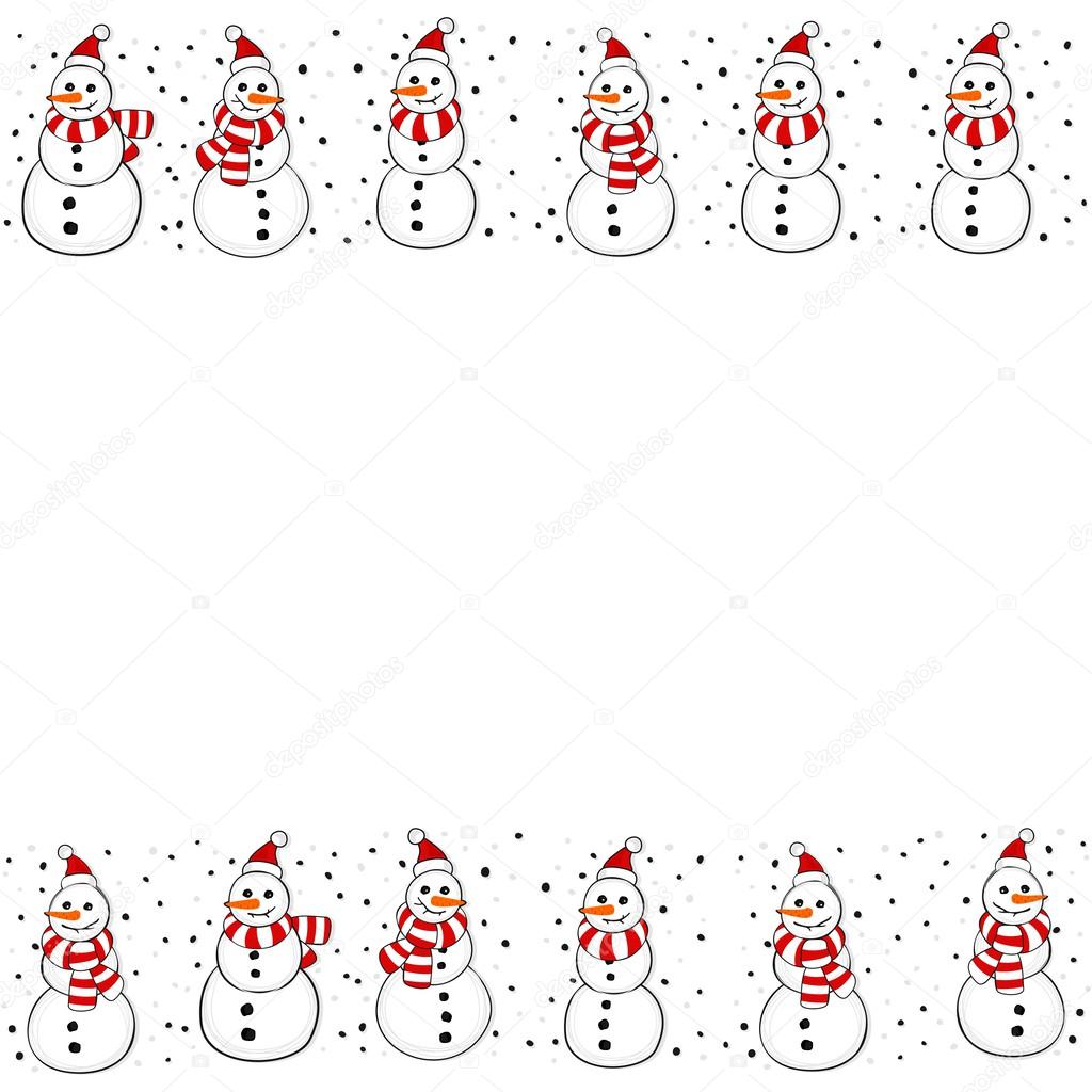 Winter Holiday Clip Art Borders