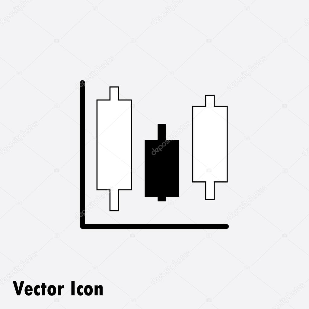 Japanese candlesticks icon — Stock Vector © naum100 #70617971