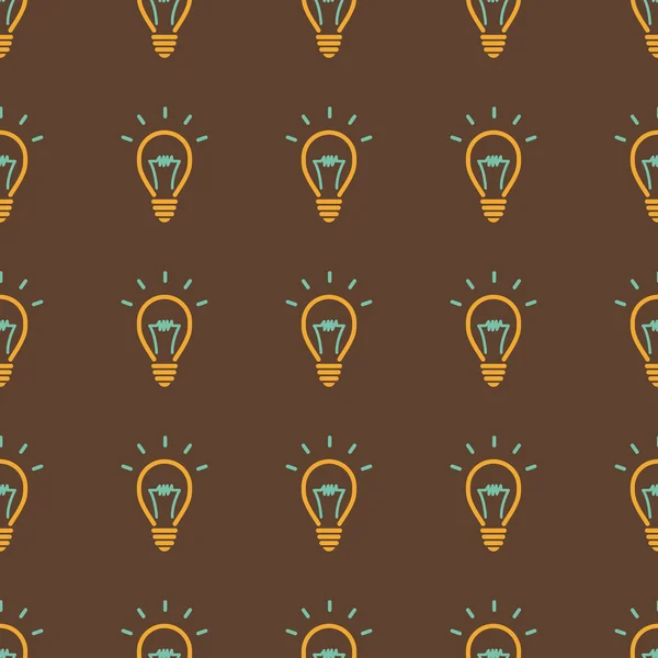 Light bulb symbols with various idea icons pattern eps10 Stock Vector ...