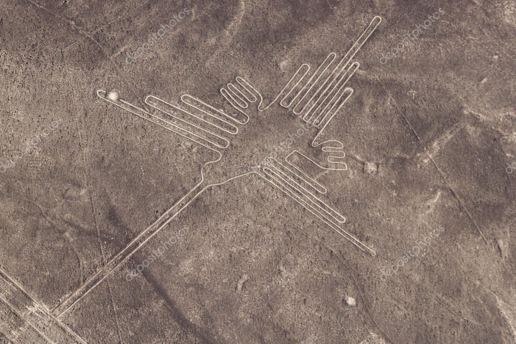 Nazca Lines in Peru — Stock Photo © mathes #115250526