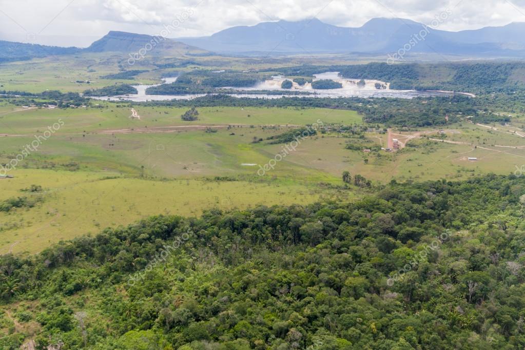 Canaima Lagoon waterfalls Stock Photo by ©mathes 115260280