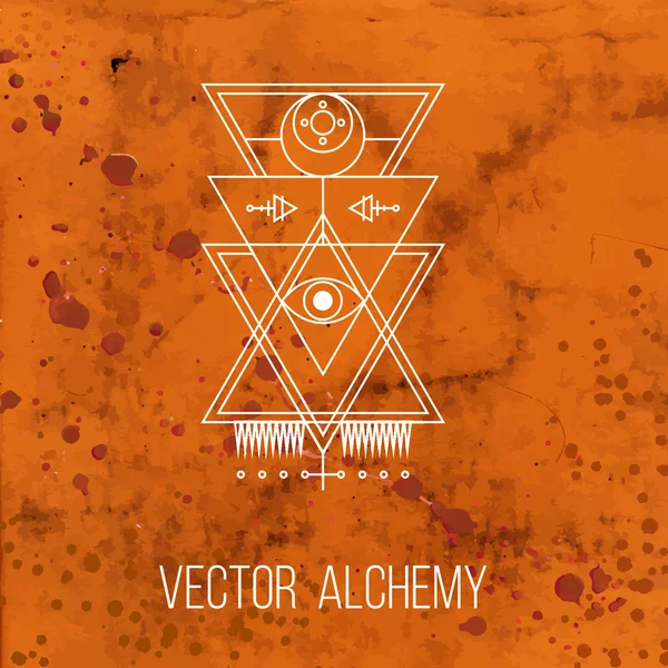 Vector geometric alchemy symbol Stock Vector Image by ©tukkki #75856981