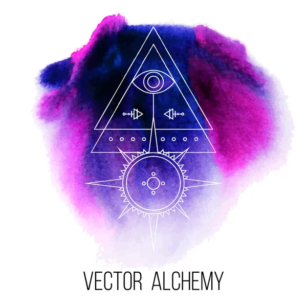 Vector geometric alchemy symbol Stock Vector Image by ©tukkki #75857073