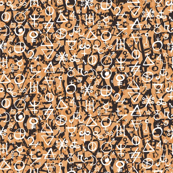 Pattern with alchemy symbols Stock Vector Image by ©tukkki #88735994