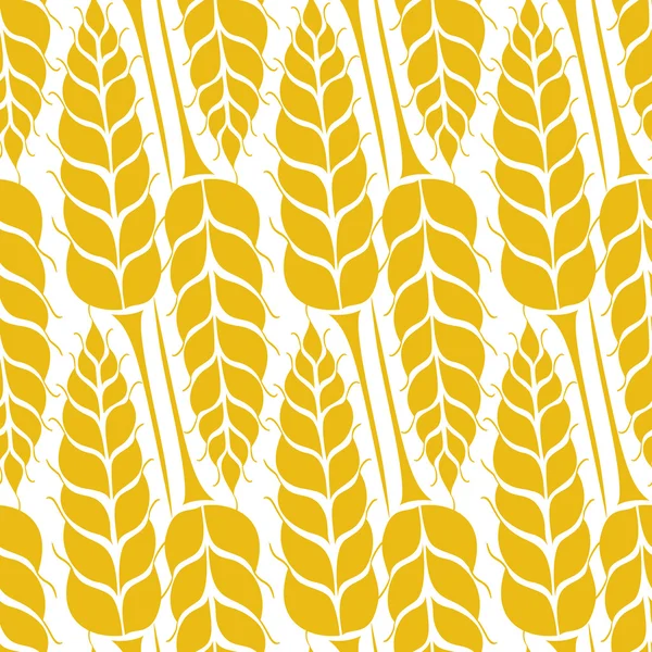 Vector pattern with grains and wheat — Stock Vector © tukkki #95062418
