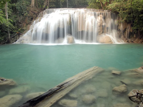 Erawan waterfall third level Stock Photos, Royalty Free Erawan ...