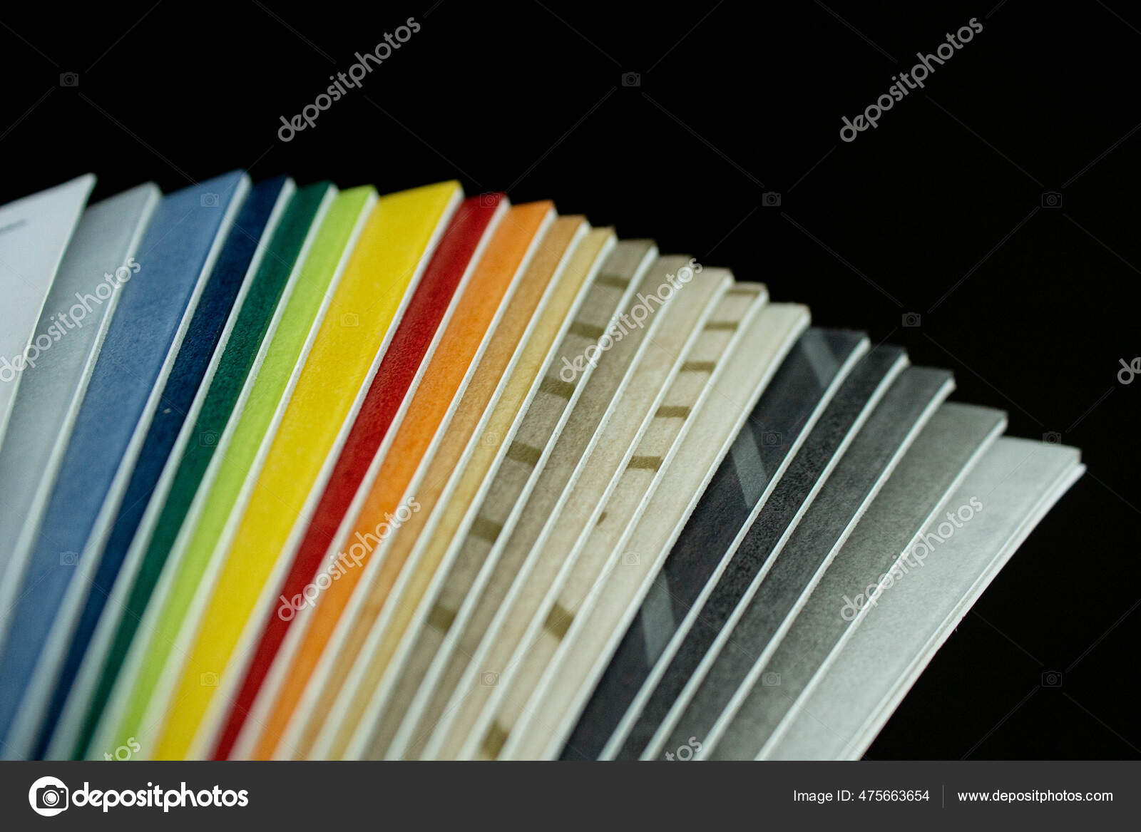 Choice of flooring. Samples of linoleum in different colors. Stock ...