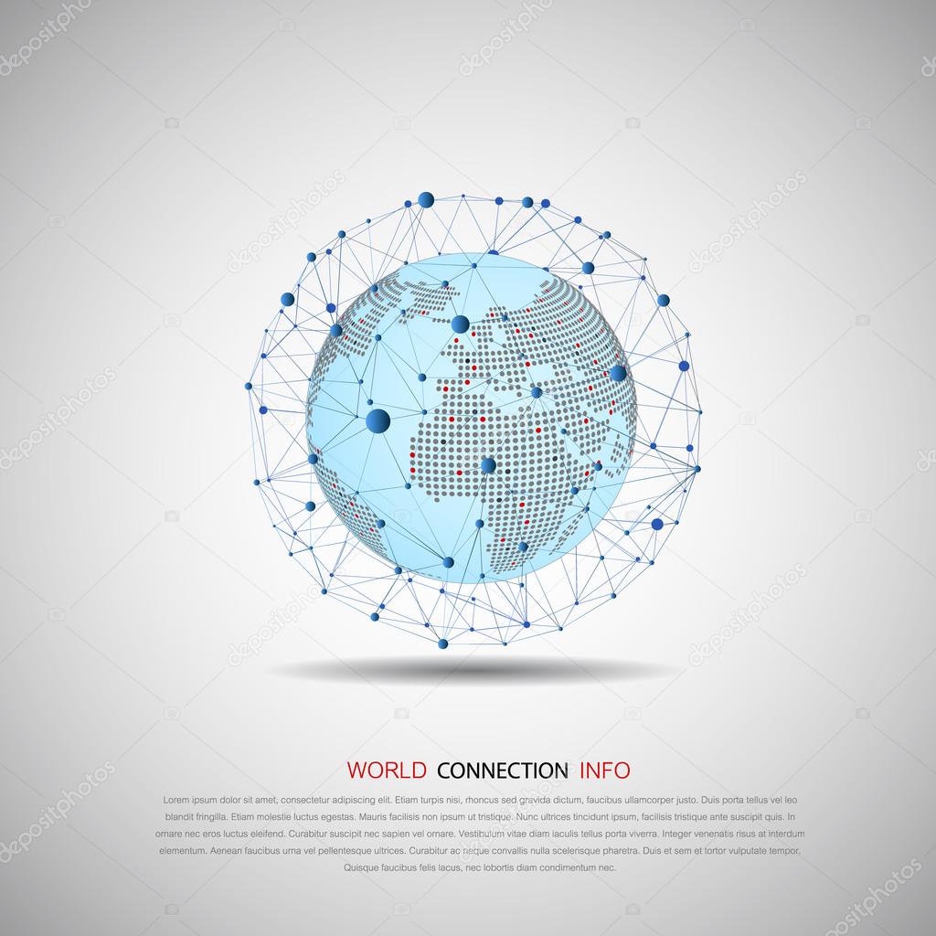 World Map concept Stock Vector by ©honzakrej 98323864
