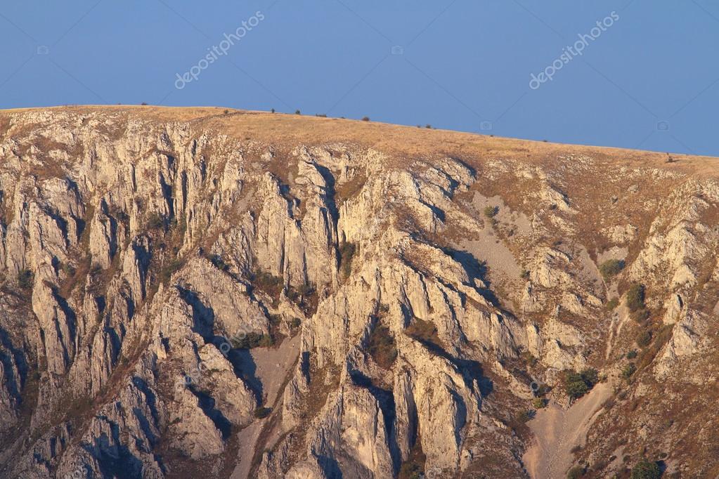 Limestone ridge in sunset colors Stock Photo by ©taviphoto 54568835
