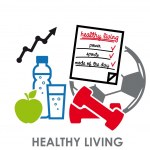 Healthy lifestyle poster, dieting, fitness and nutrition. Stock Vector Image by ©Introwiz #162176210