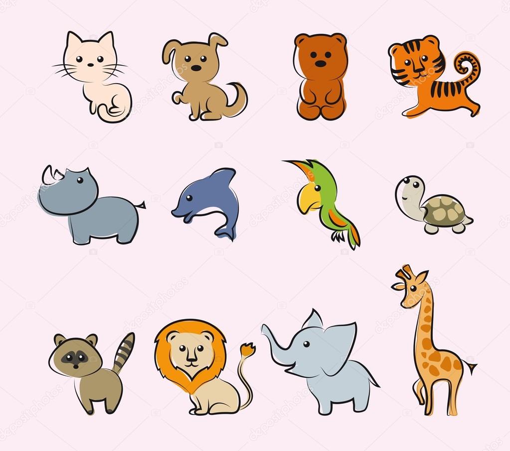 Animales de dibujos animados 2022