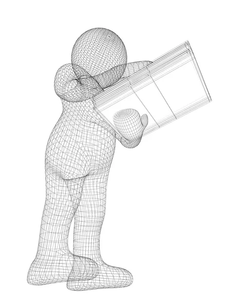 3d man drawing Stock Photos, Royalty Free 3d man drawing Images ...