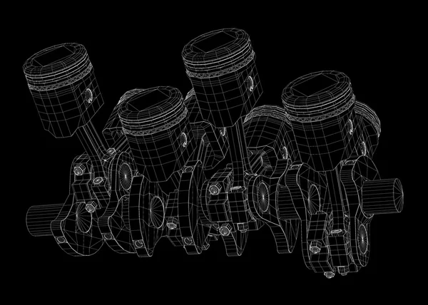 Pistons, V8 engine Stock Photo by ©Podsolnukh 81730516